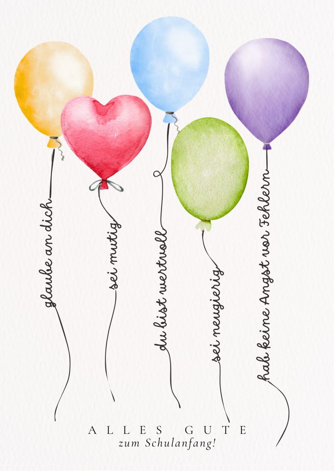 Die schönsten Sprüche zur Einschulung + kostenlose Karten